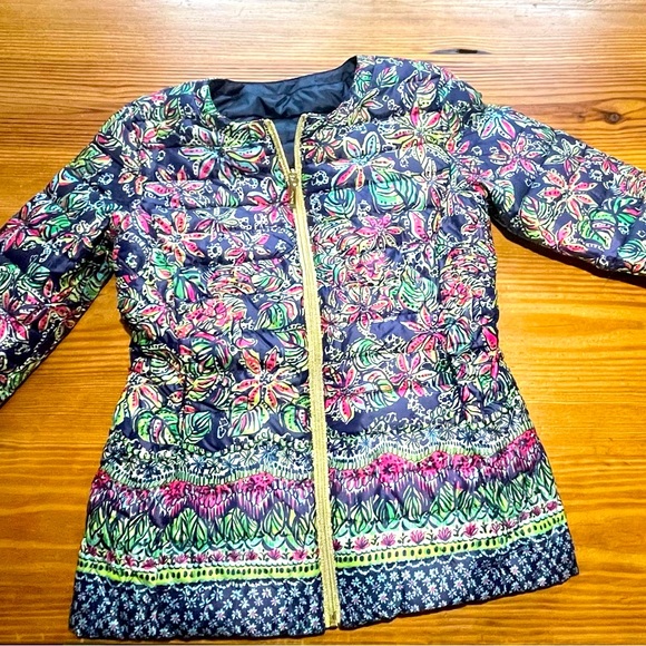 Lilly Pulitzer | Jackets & Coats | Lilly Pulitzer Lilah Reversible ...